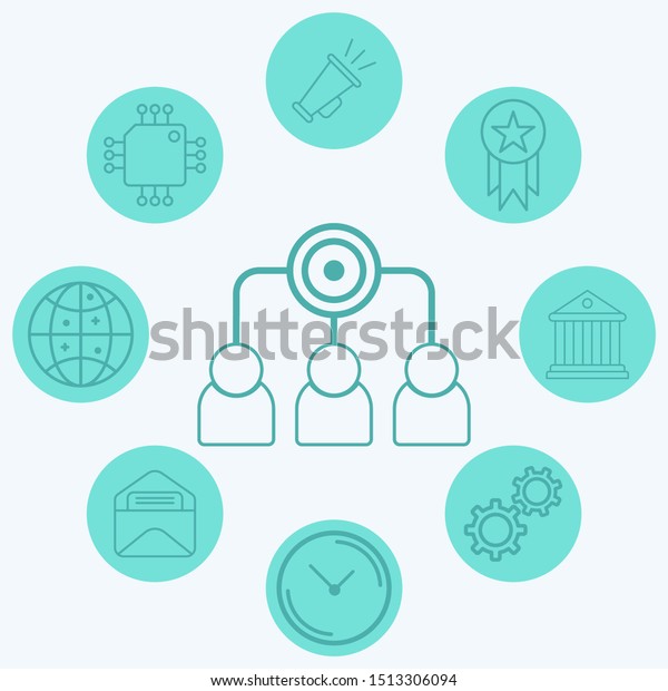 Candidates Vector Icon Sign Symbol Stock Vector (Royalty Free ...