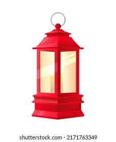 Candlelight Lantern Cartoon Vector Illustation Isolated Stock Vector ...