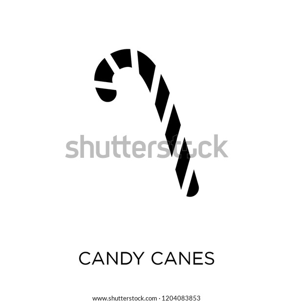 Candy Canes Icon Candy Canes Symbol Stock Vector (Royalty Free ...