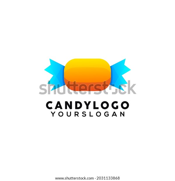 Candy Colorful Logo Design Template Stock Vector (Royalty Free ...