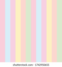 Pastel Colors Stripes Pattern Stock Vector (Royalty Free) 1040773483