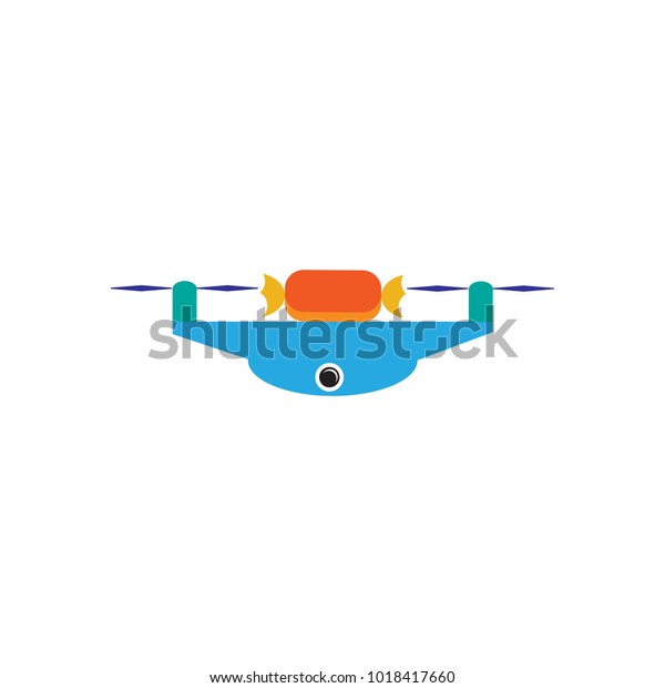 Candy Drone Logo Icon Design Stock Vector (Royalty Free) 1018417660 ...