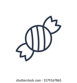 Candy Icon Outline Style Vector Illustration Stock Vector (Royalty Free ...