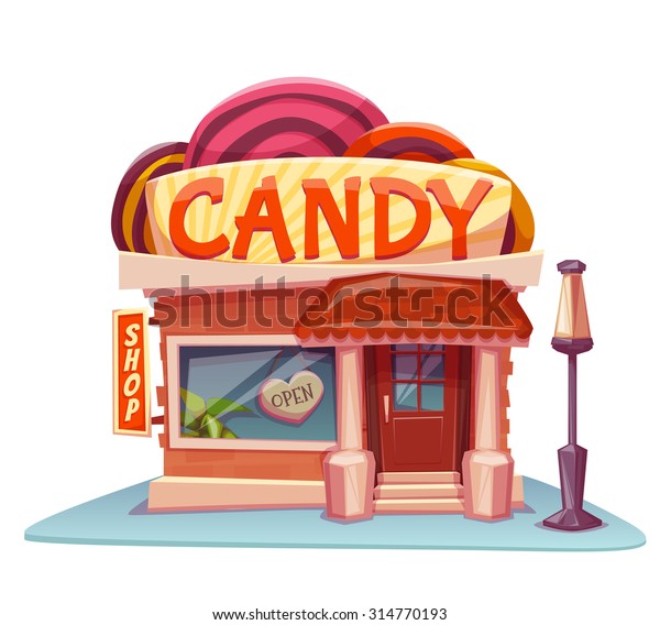 5.616 Cartoon candy store: immagini, foto stock e grafica vettoriale ...