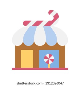 Candy Shop Vector Illustration Isolated Flat Stock Vector (Royalty Free ...