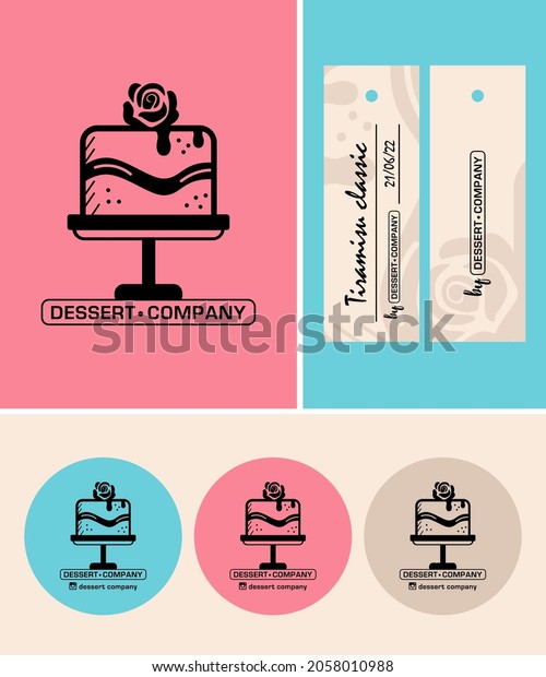 Candy Store Logo Stickers Tags Set Stock Vector (Royalty Free ...