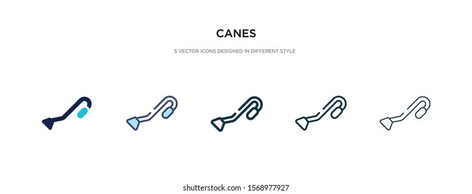 Canes Icon Different Style Vector Illustration Stock Vector (Royalty ...