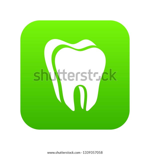 Canine Tooth Icon Simple Illustration Canine Stock Vector (Royalty Free ...