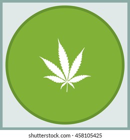 Cannabis Icon 스톡 벡터(로열티 프리) 443822692 | Shutterstock