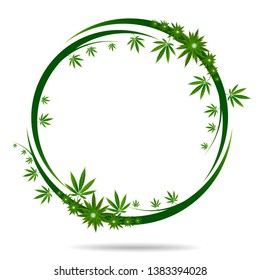 Cannabis Marijuana Design Graphics Vector Stock Vector (Royalty Free ...