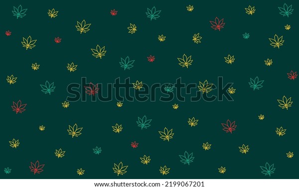 Cannabis Marijuana Ganja Weed Kush Sativa Stock Vector (Royalty Free ...
