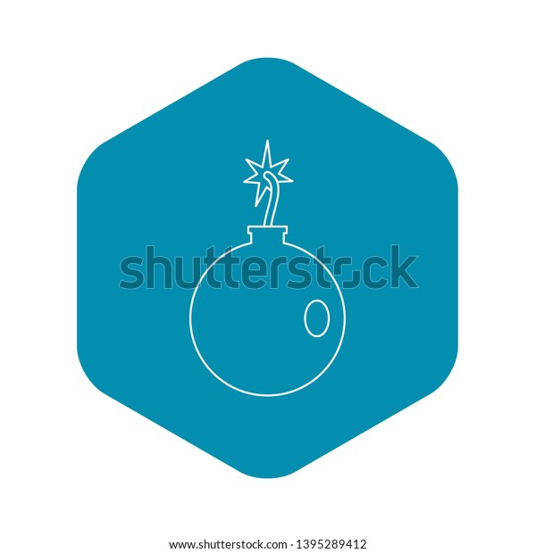 Cannonball Icon Outline Illustration Cannonball Vector Stock Vector ...