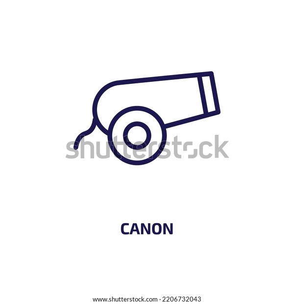 Canon Icon Army War Collection Thin Stock Vector (Royalty Free ...