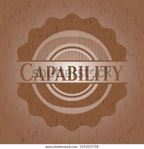 Capability Wooden Signboards Vector Illustration Stock Vector (Royalty ...