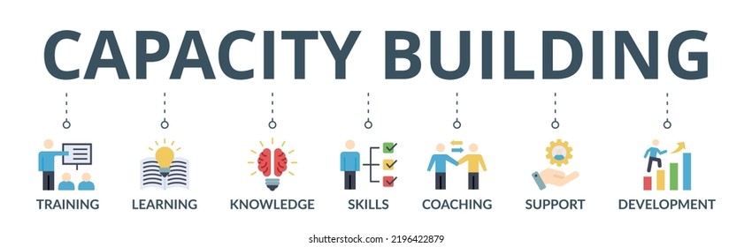 902 Capacity building icon Gambar, Foto Stok & Vektor | Shutterstock