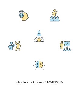 Capacity Building Icons Symbol Vector Elements Stock Vector (Royalty ...