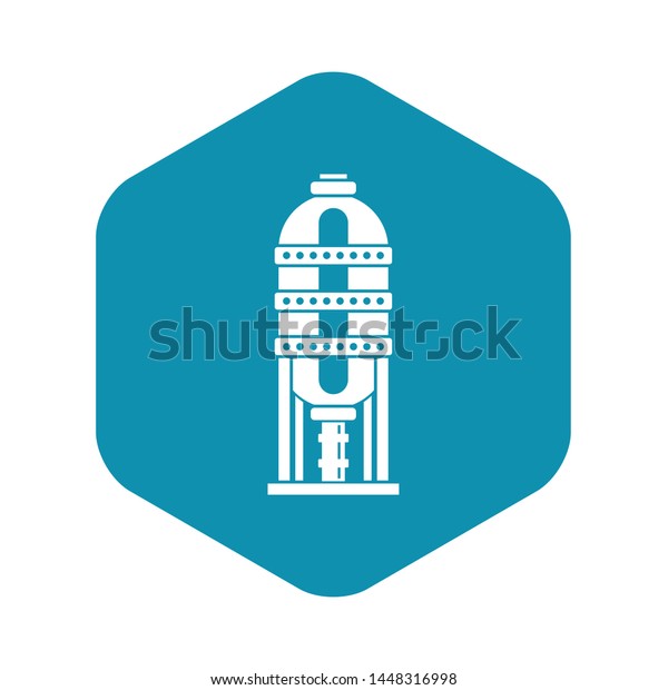 Capacity Oil Storage Icon Simple Illustration Stock Vector (Royalty ...