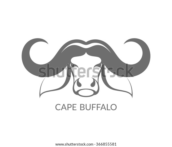 Cape Buffalo Logo Vector Illustration Eps10 Stock Vector (Royalty Free ...