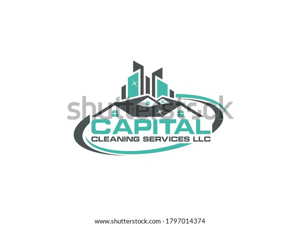Capital Cleaning Services Logo You Stock Vector (Royalty Free ...