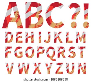 Capital English Letters Set Vector Watercolor Stock Vector (Royalty ...