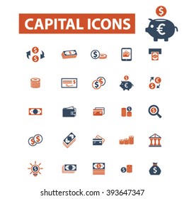 Capital Icons Stock Vector (Royalty Free) 393647347 | Shutterstock