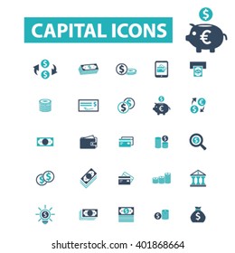 Capital Icons Stock Vector (Royalty Free) 401868664 | Shutterstock