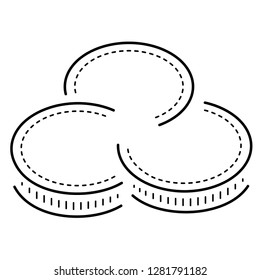 Capital Inflow Vector Flat Outline Icon Stock Vector (Royalty Free ...