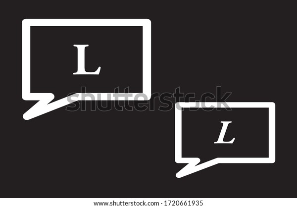 Capital Letter L Vector Image Stock Vector (Royalty Free) 1720661935 ...