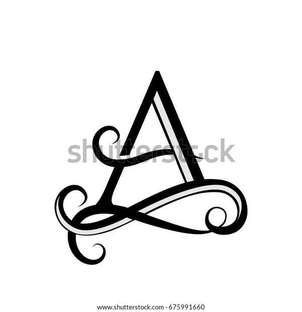 Vector de stock (libre de regalías) sobre Capital Letter Monograms ...