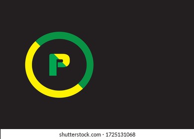 Capital Letter P Vector Image Stock Vector (Royalty Free) 1725131068 ...