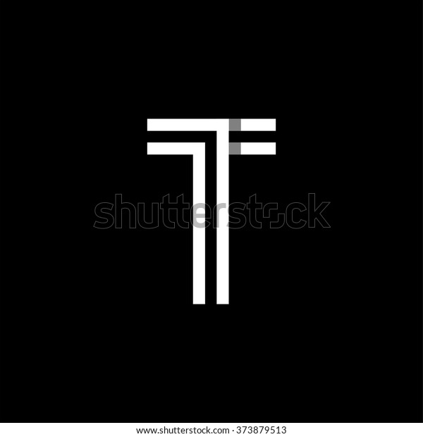 Capital Letter T Overlapping Shadows Logo Stock Vector (Royalty Free ...