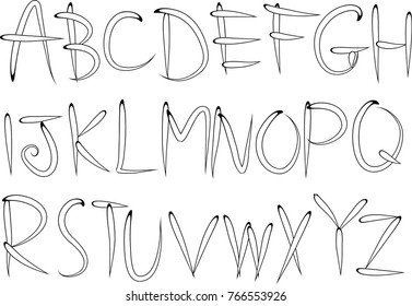 Capital Letters Design Set Stock Vector (Royalty Free) 766553926 ...