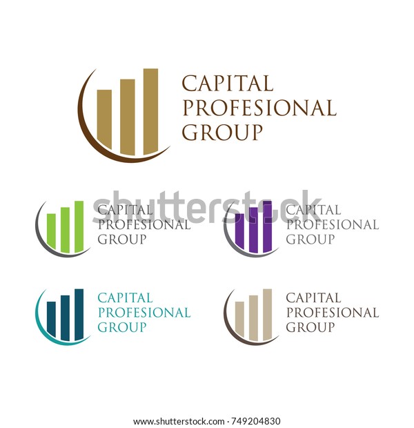 Capital Professional Group Logo Set Stock Vector (Royalty Free ...