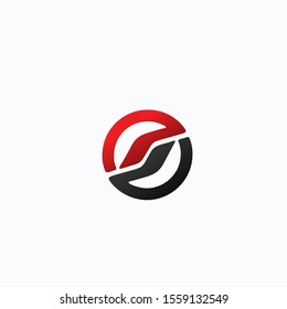Capital S Red Black Vector Logo Stock Vector (Royalty Free) 1559132549 ...