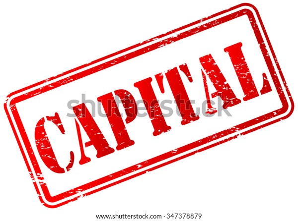 Capital Stamp Badge Stock Vector (Royalty Free) 347378879 | Shutterstock