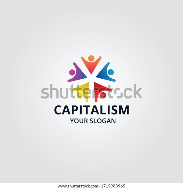 Capitalism Logo Design Template Capitalism Minimalist Stock Vector ...