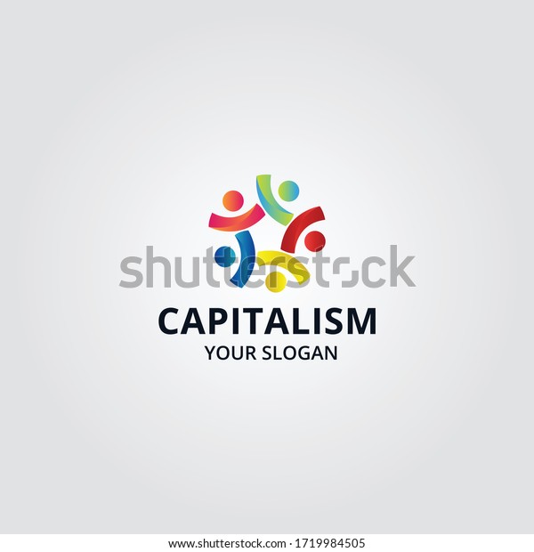 Capitalism Logo Design Template Capitalism Minimalist Stock Vector ...