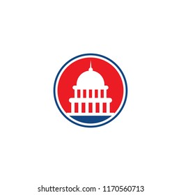 Capitol Building Logo Stock Vector (Royalty Free) 1170560713 | Shutterstock