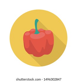 Capsicum Glyph Flat Vector Icon Stock Vector (Royalty Free) 1496302847 | Shutterstock