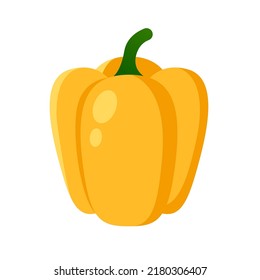 Capsicum Vector Illustration Isolated White Background Stock Vector ...