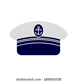 Captain Hat Icon Marine Hat Icon Stock Vector (Royalty Free) 1800063538