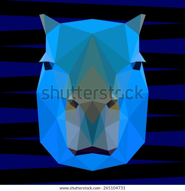 Capybara Abstract Capybara Polygonal Capybara Geometric: vector de ...