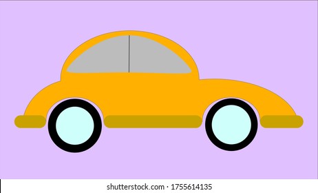 Car 2d Vector Design Illustration Stock Vector (Royalty Free ...