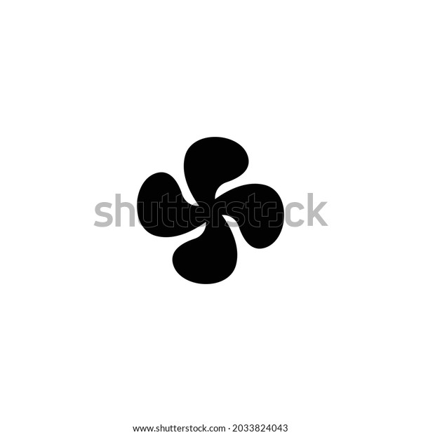Car Ac Fan Icon Isolated On Stock Vector (Royalty Free) 2033824043 ...
