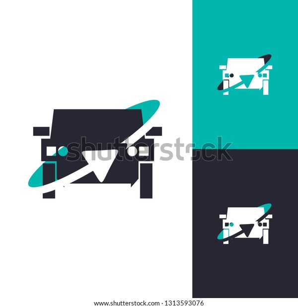 Car Arrow Logo Inspiration Template Stock Vector (Royalty Free ...