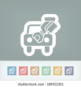 Car Assistance Icon Stock Vector (Royalty Free) 189551351 | Shutterstock