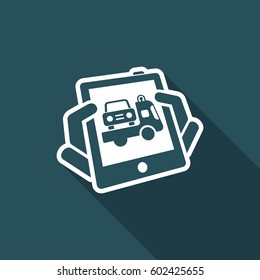 Car Assistance Icon Stock Vector (Royalty Free) 602425655 | Shutterstock