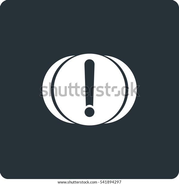 Car Attention Sign Icon Vector Stock Vector (Royalty Free) 541894297 ...