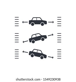 Car Balance Scale Icon Vector Design Stock Vector (Royalty Free ...