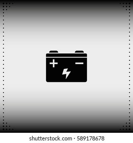 Car Battery Icon Stock Vector (Royalty Free) 589178678 | Shutterstock